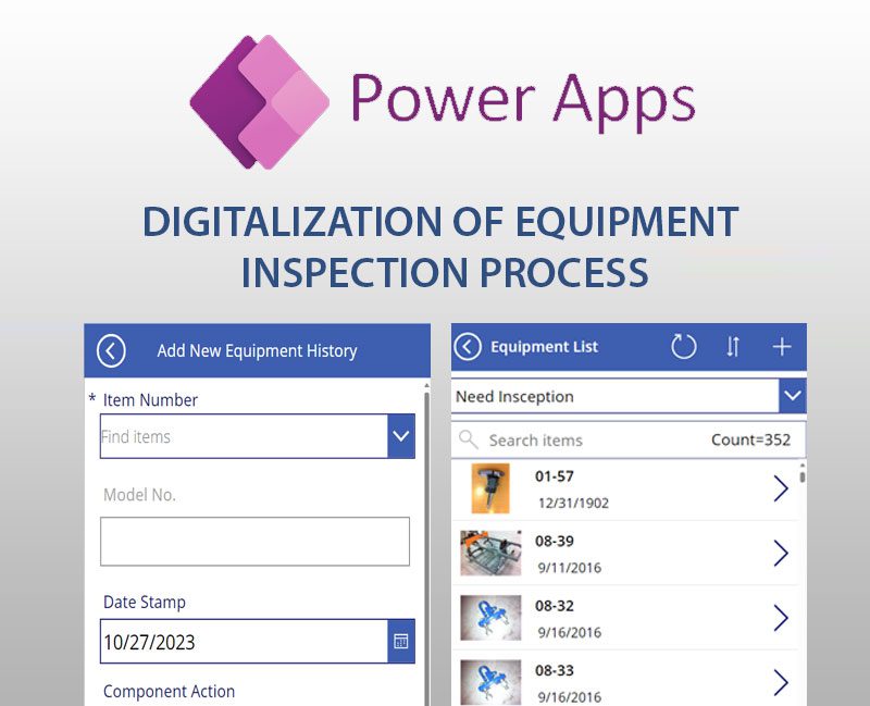 Digitalization Of Equipment Inspection Process - Software Development ...